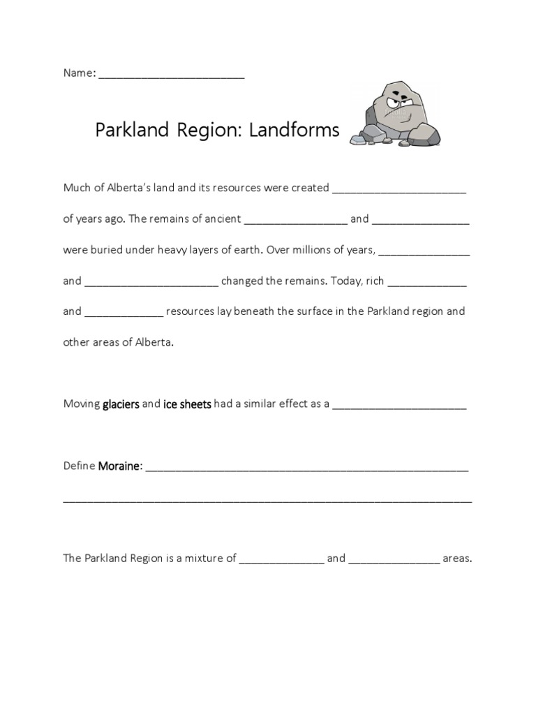 Parkland Region - Landforms | PDF