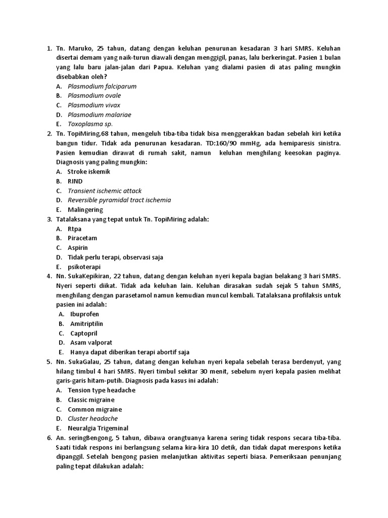Soal Ukmppd | PDF