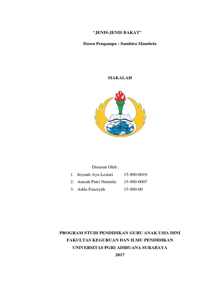 Jenis-Jenis Bakat Anak Usia Dini | PDF | Karier & Perkembangan