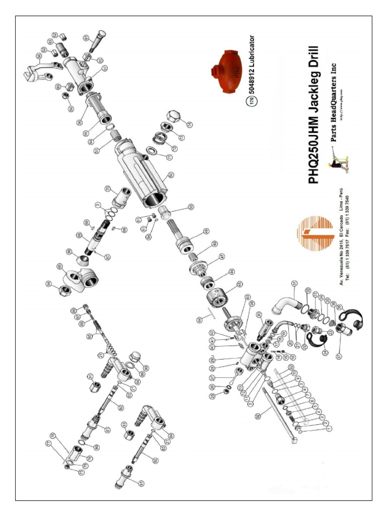 Catálogo de Partes Jackleg PHQ250 | PDF