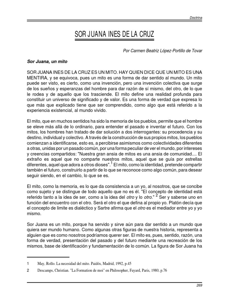 Analisis A Obras Sor Juana Inés | PDF | Libertad | Conocimiento