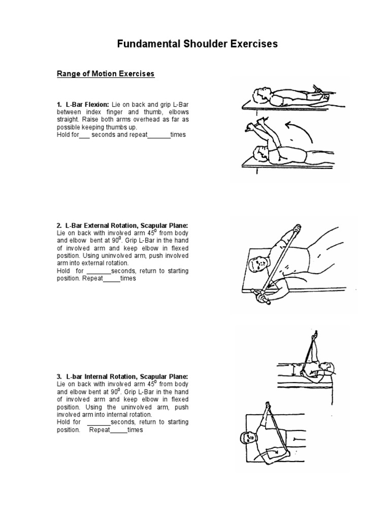 Essential Shoulder Exercise Guide | PDF | Anatomical Terms Of Motion ...