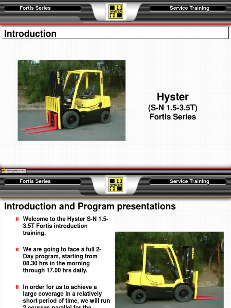 A Hyster Program Introduction