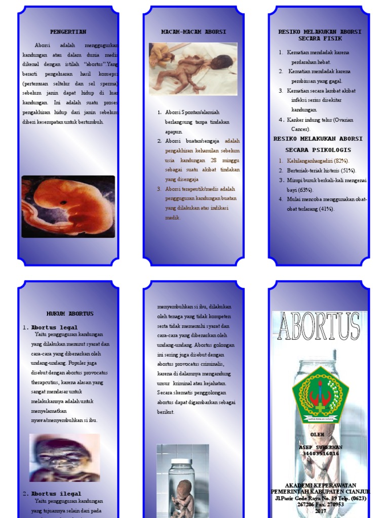 Leaflet Aborsi | PDF