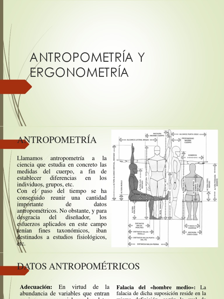 Antropometría y Ergonometría | PDF | Antropometría | Movimiento (física)