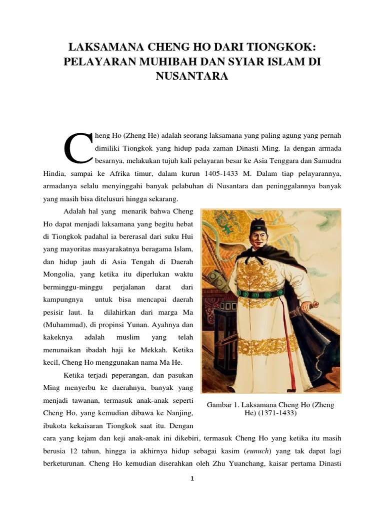 21 Cheng Ho | PDF | Sejarah | Klasik