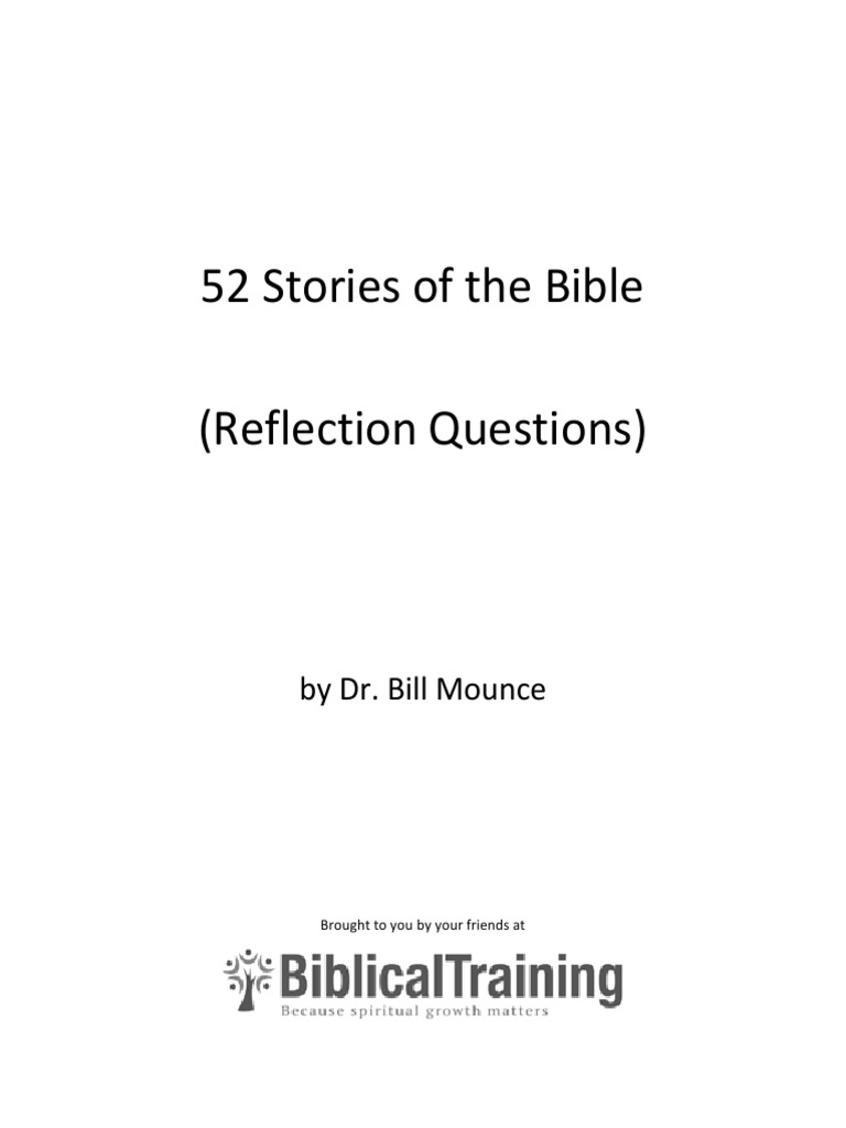 Reflection Questions | PDF | Book Of Exodus | Genesis Creation Narrative