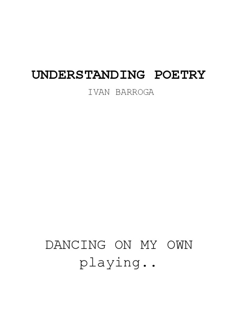 Understanding Poetry | Download Free PDF | Symbols | Poetry