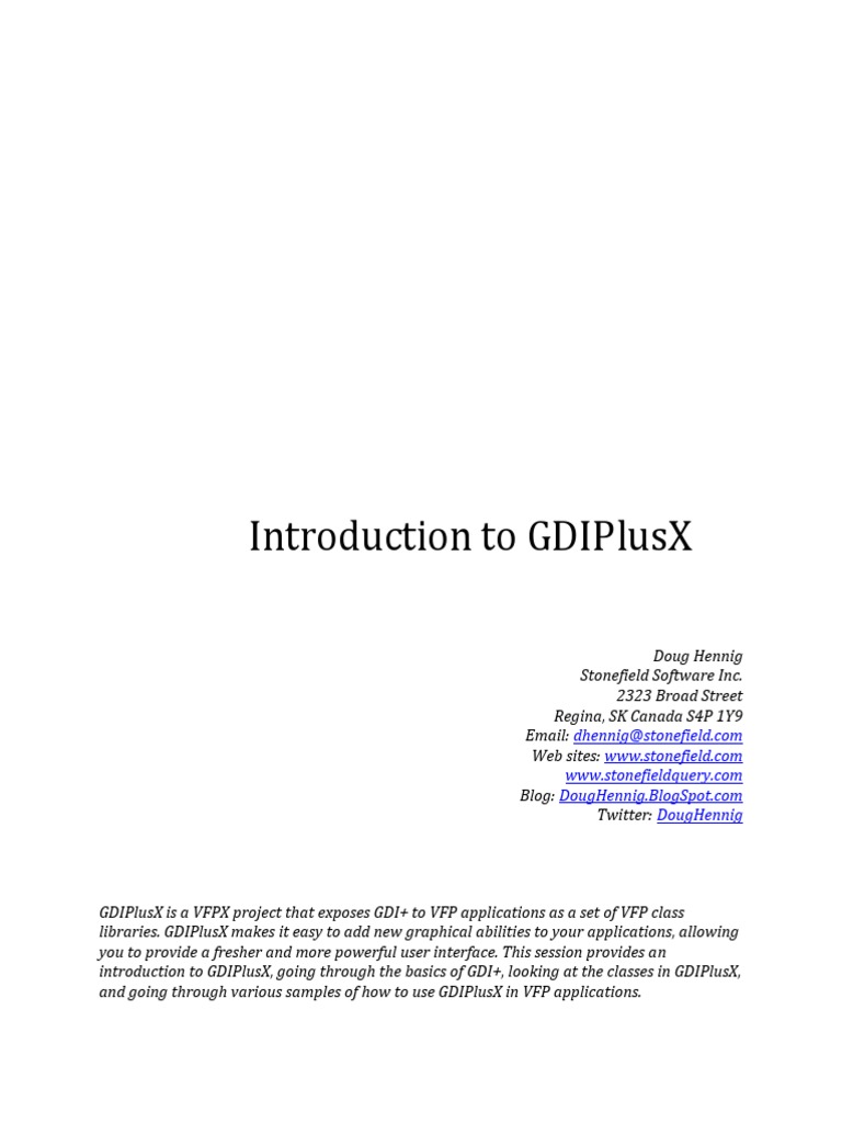 Introto GDIPlus X | PDF | Class (Computer Programming) | Application ...