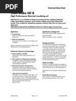 MSDS - KI25X Transformer Oil | PDF | Water | Carbon Dioxide