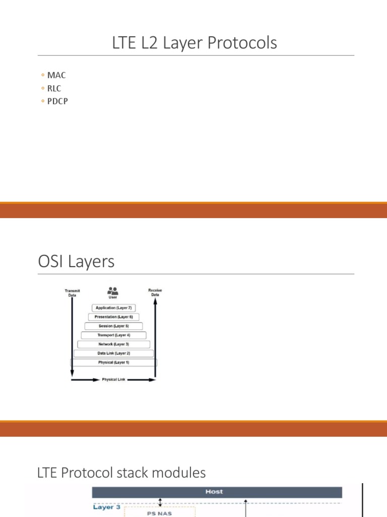 LTE Layer Protocols & Its Function | PDF | Error Detection And ...
