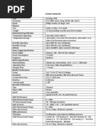 Vista 300 Device Specifications | PDF | Ieee 802.11 | Electronics