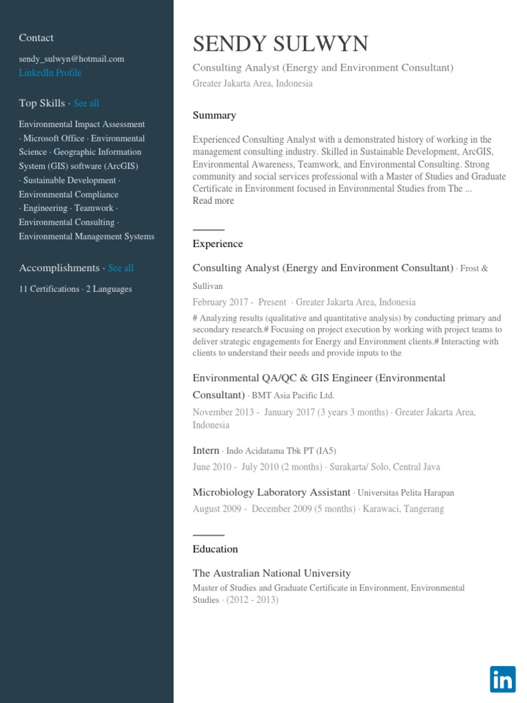LinkedIn Generated Resume | PDF | Geographic Information System ...