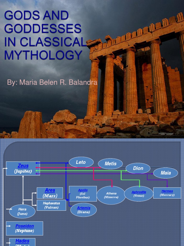 The Greek Pantheon: A Family Tree of the Major Greek Gods | PDF | Jason ...