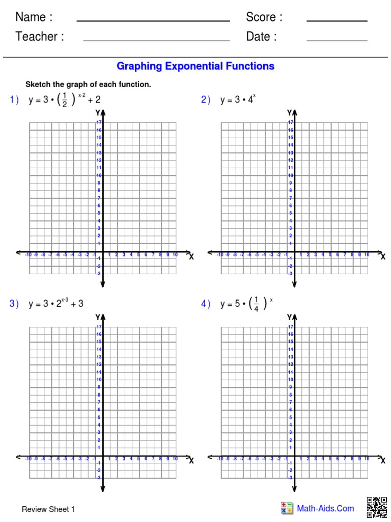 Graphing Exponential Functions | PDF | Combinatorics | Special Functions