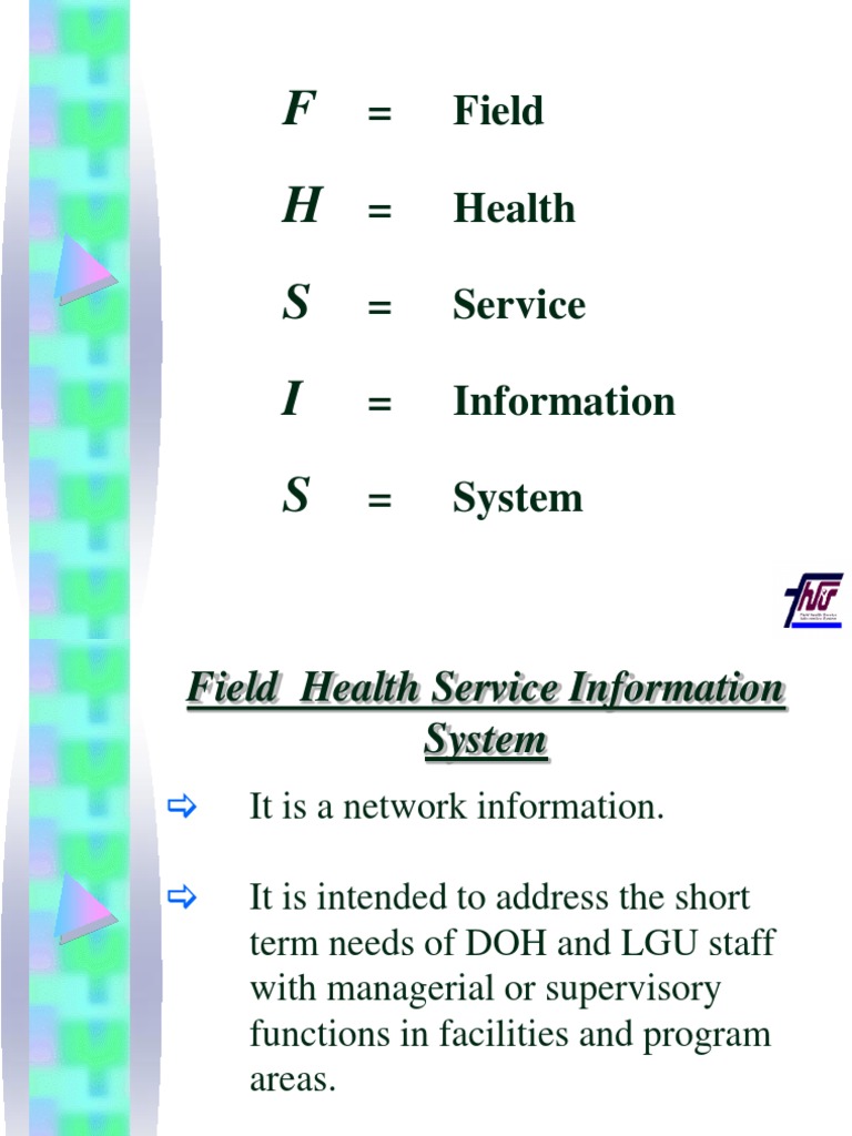 Field Health Information System PDF | PDF | Health System | Health Care