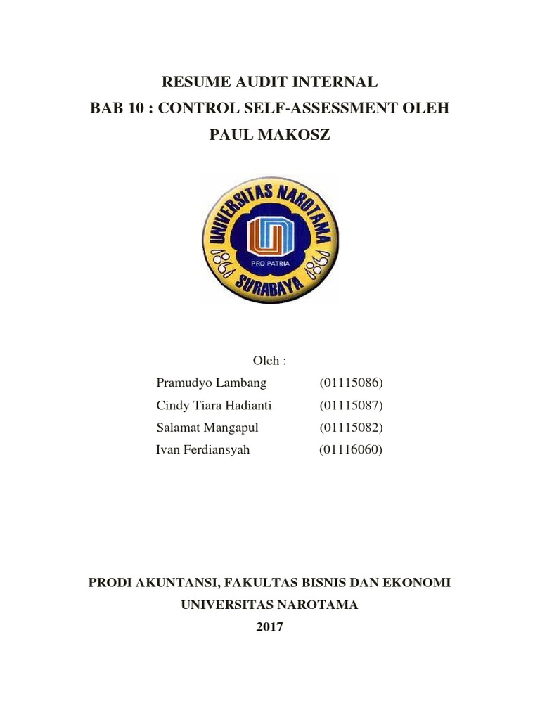 Bab 10 Internal Audit | PDF