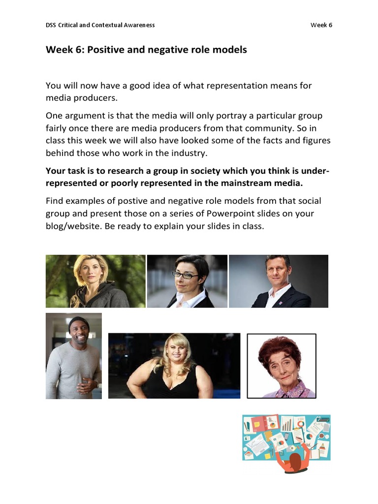 Dss Week 6 Positive and Negative Role Models | PDF