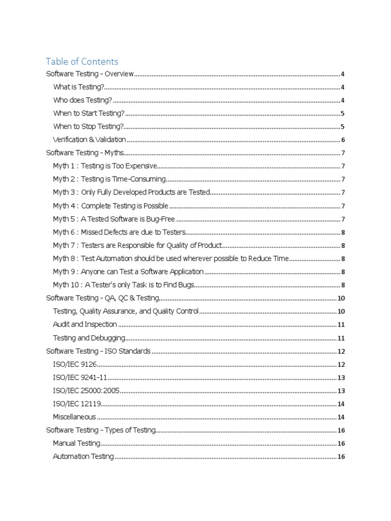 Software Testing - Tutorial Points | PDF | Software Testing | Usability