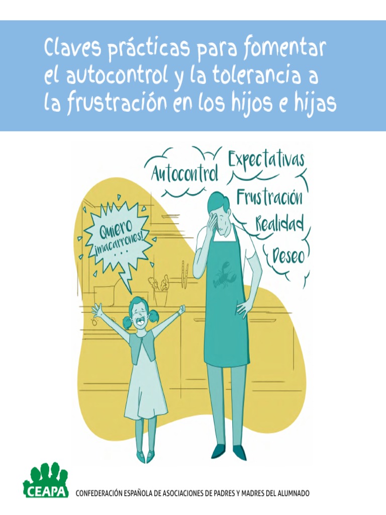 Comic-guia Para Fomentar Al Autocontrol y La Tolerancia a La ...