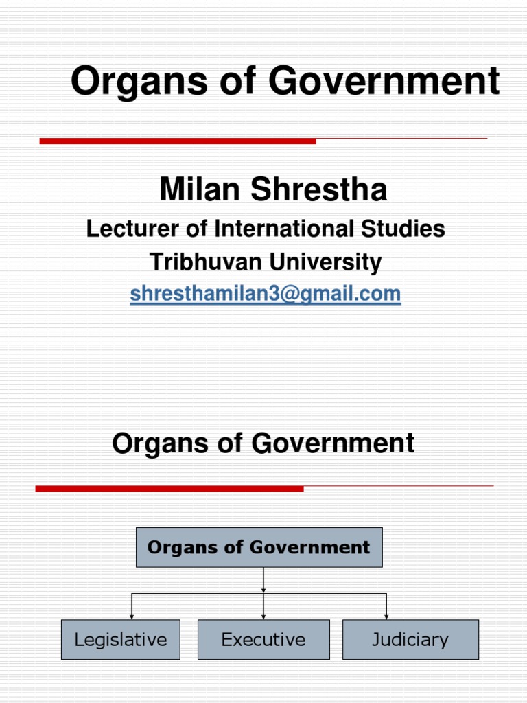3 Organs Of Government Legislature Executive And Judiciary