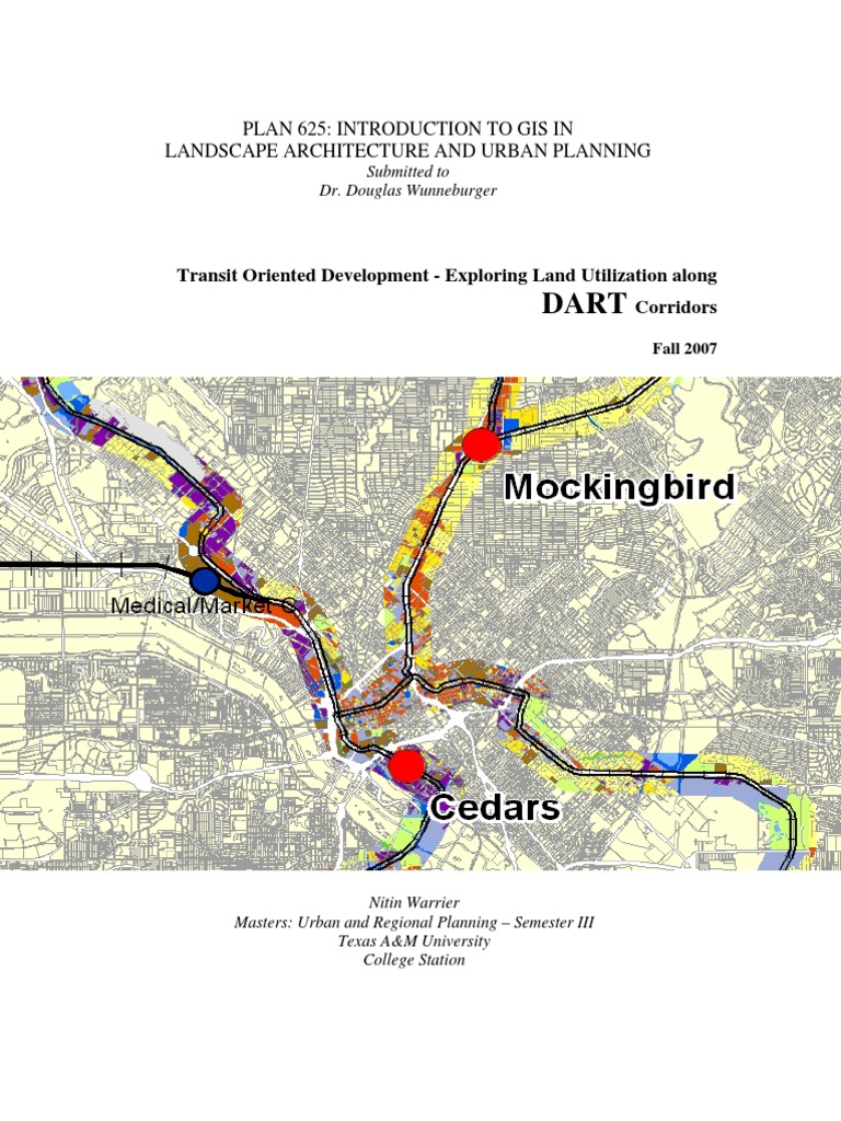 Writing Sample - GIS Project | PDF | Dallas | Dallas–Fort Worth Metroplex