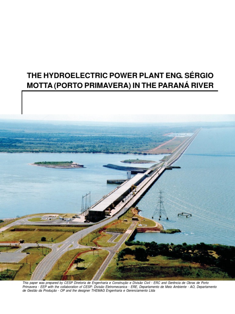 Porto Primavera | PDF | Dam | Geotechnical Engineering