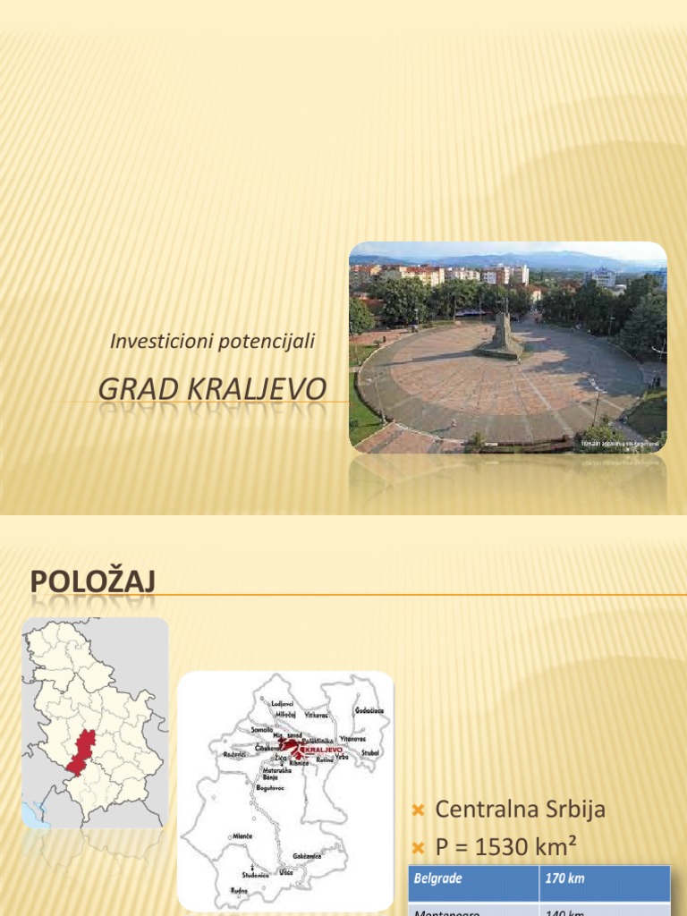 Grad Kraljevo Prezentacija | PDF