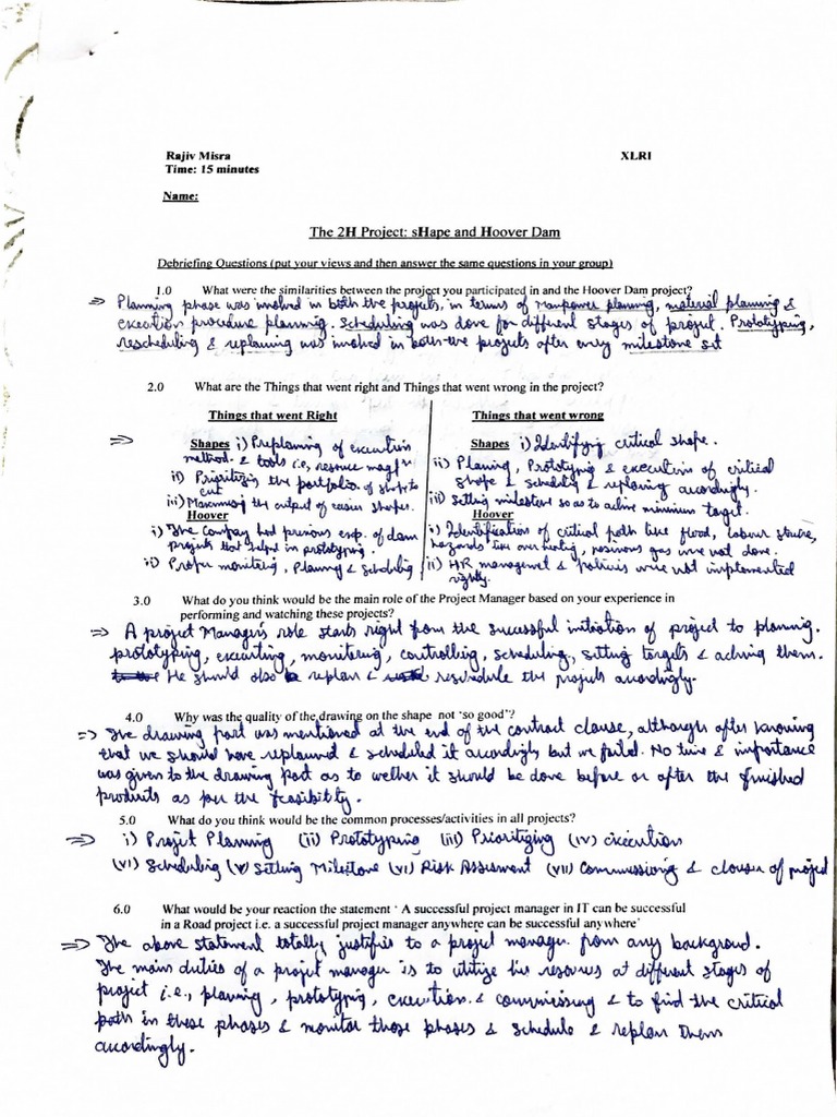 The 2h Project | PDF | Business