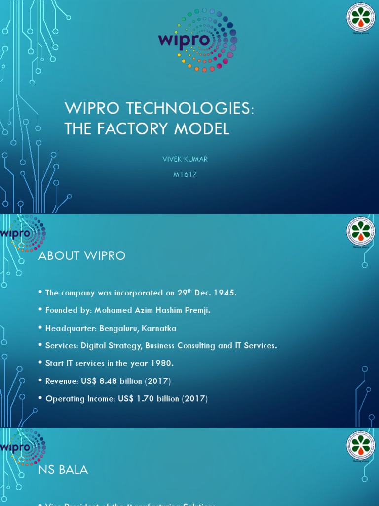 Wipro Technologies | Lean Manufacturing | Software Development