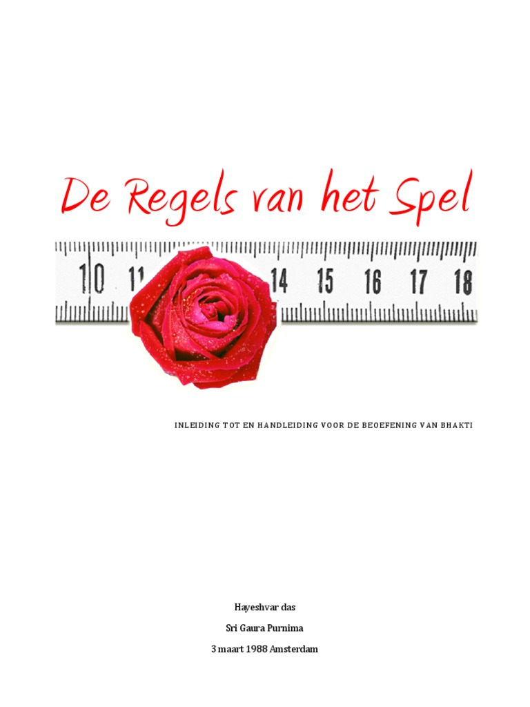De Regels Van Het Spel | PDF