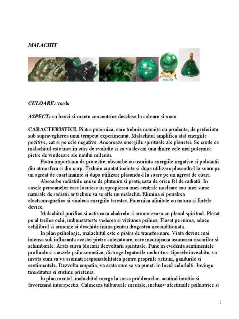 Cristale M - Z | PDF