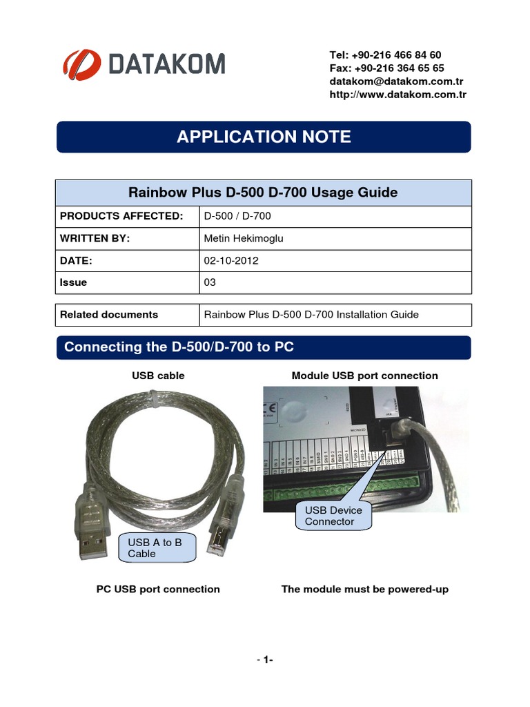 Rainbow Plus Usage | PDF | Usb | Filename