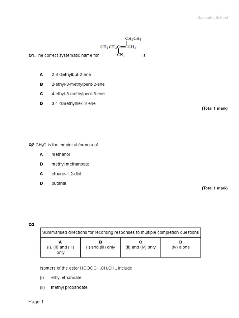 Introduction To Organic Chemistry | PDF | Alkane | Chemical Reactions