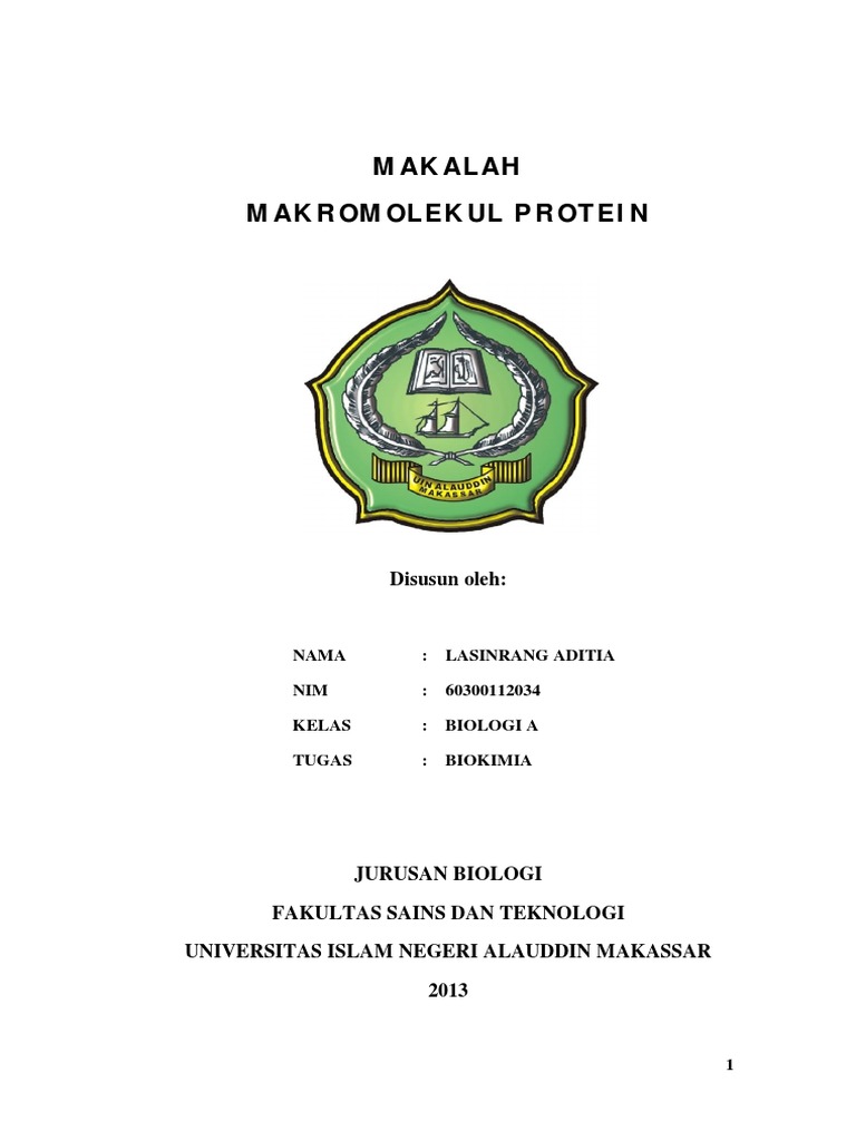 Makalah Protein PDF | PDF