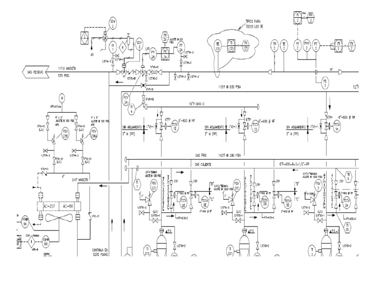 Ejemplo de PFD y P&ID | PDF