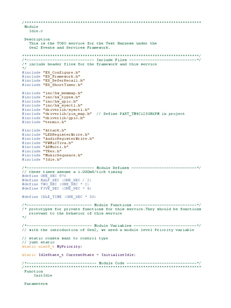 Idle | PDF | Variable (Computer Science) | Software Engineering