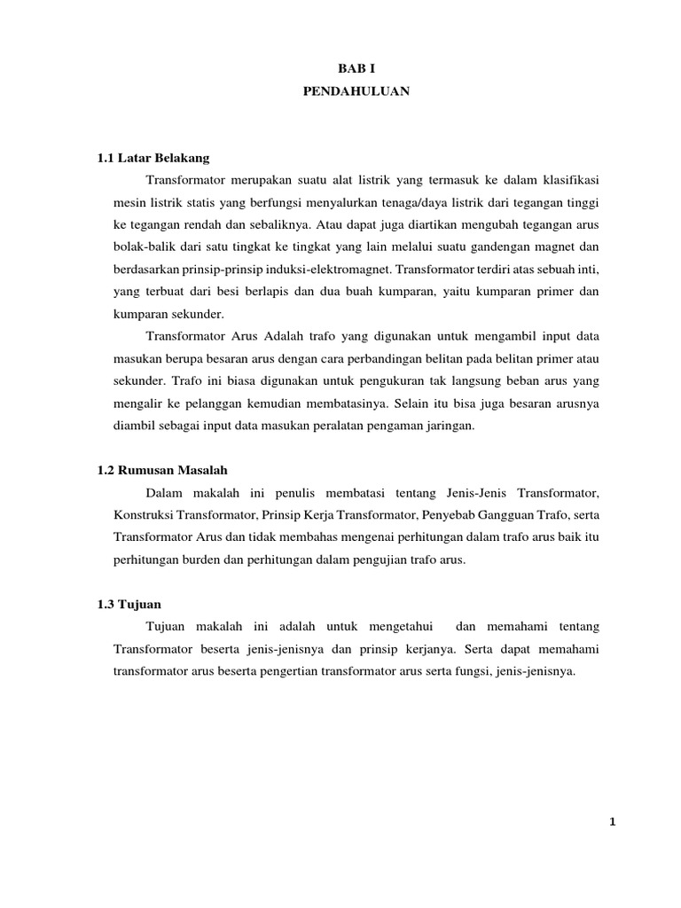 Makalah Transformator | PDF | Sains & Matematika | Komputer
