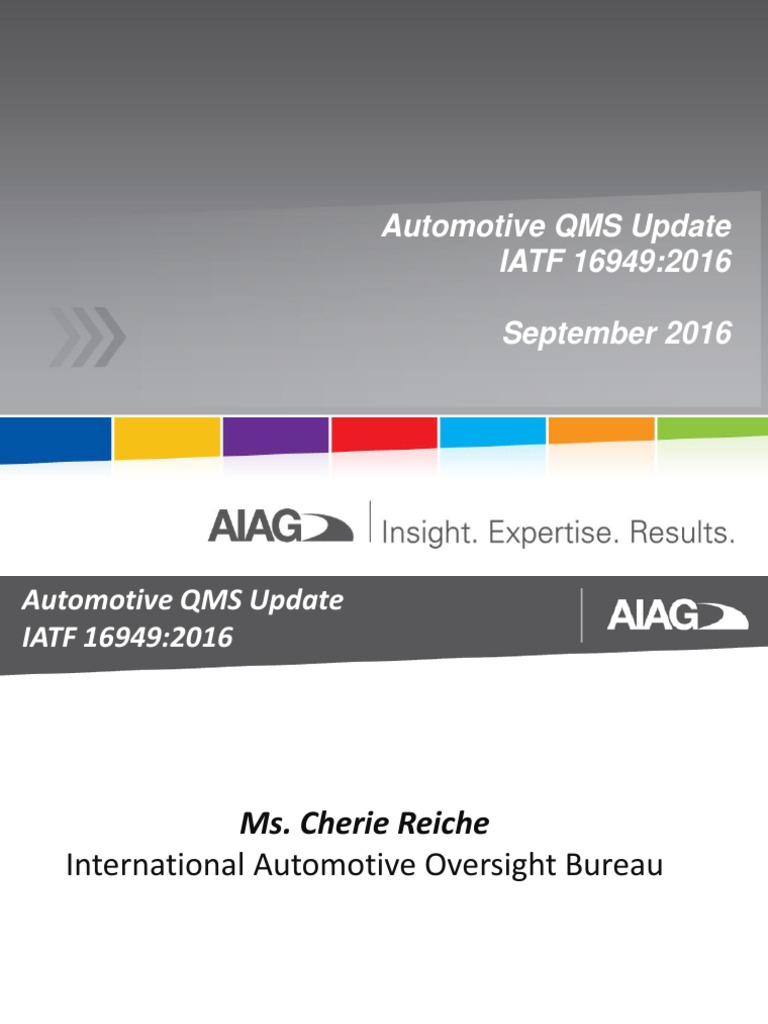 IATF Changes - cAIAG PDF | PDF