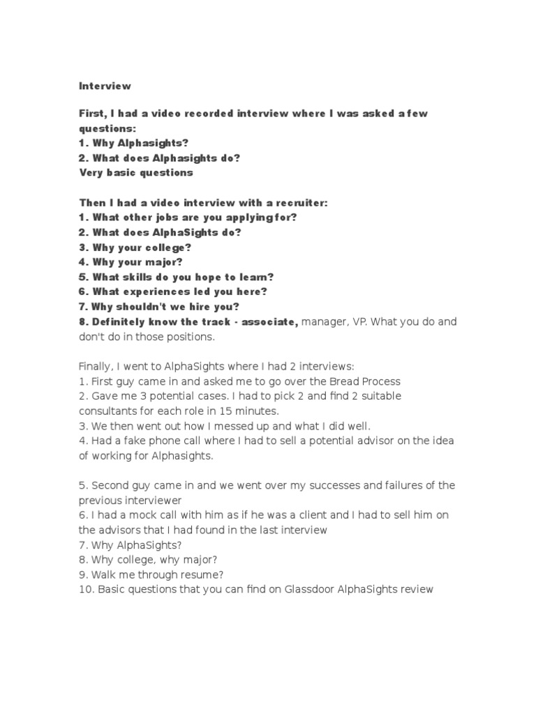 AVA Assessment | PDF