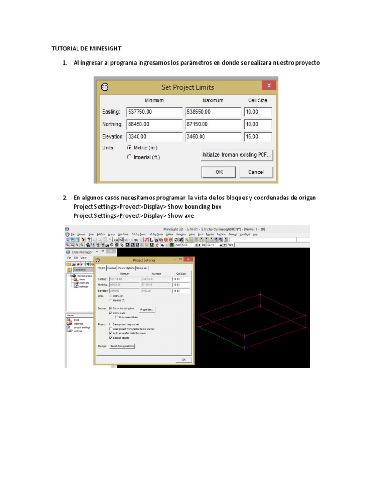 Tutorial Minesight | PDF | Business