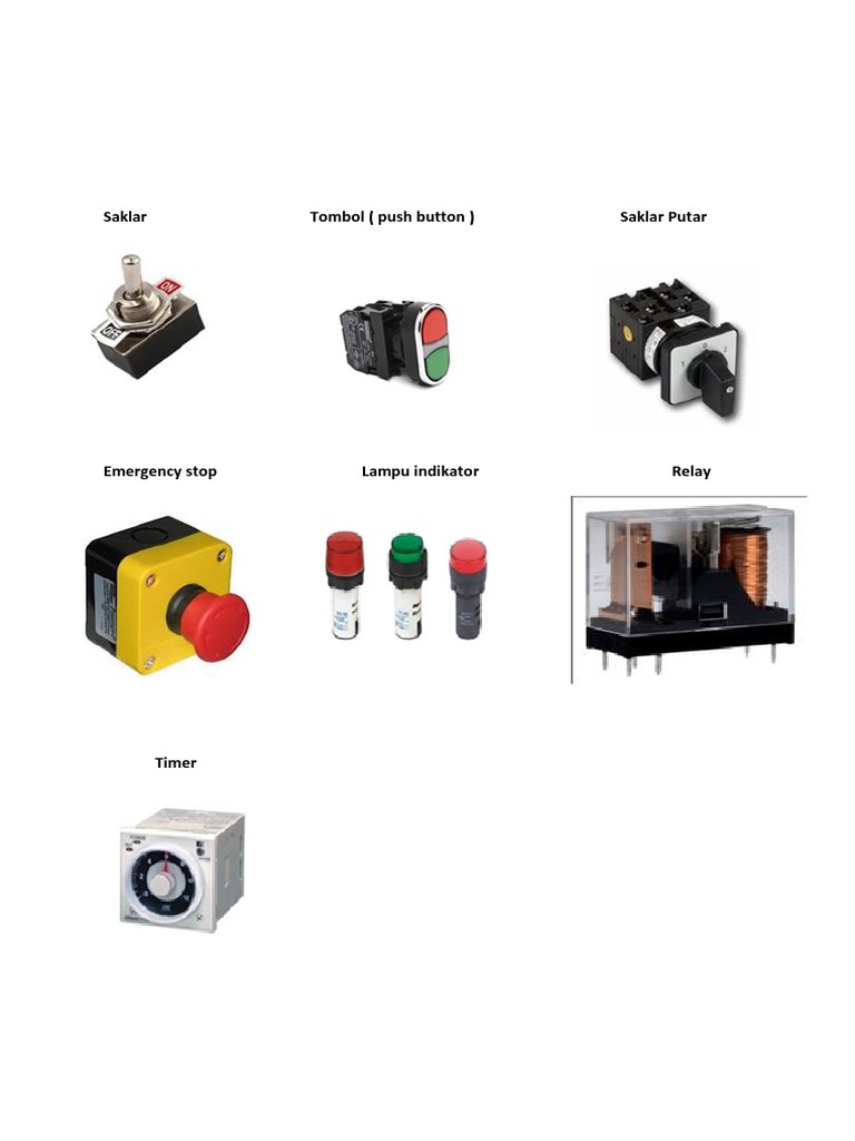 Saklar Tombol (Push Button) Saklar Putar | PDF