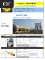 Batching Plant Calculation | PDF | Horsepower | Watt
