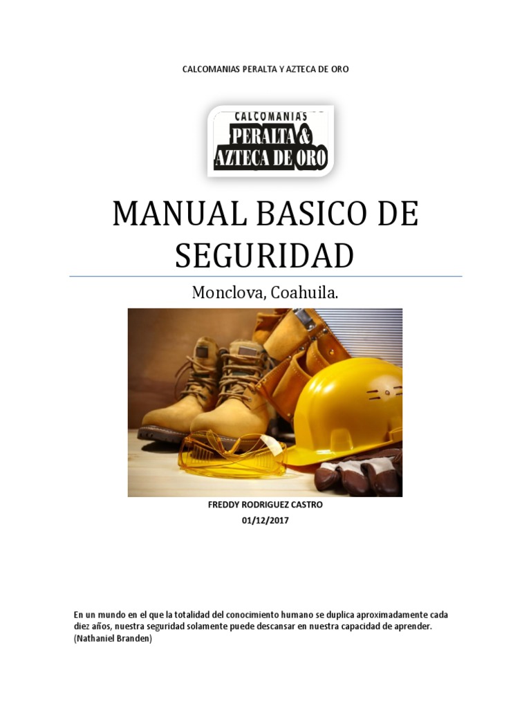 Manual de Seguridad e Higiene | Primeros auxilios | Guante