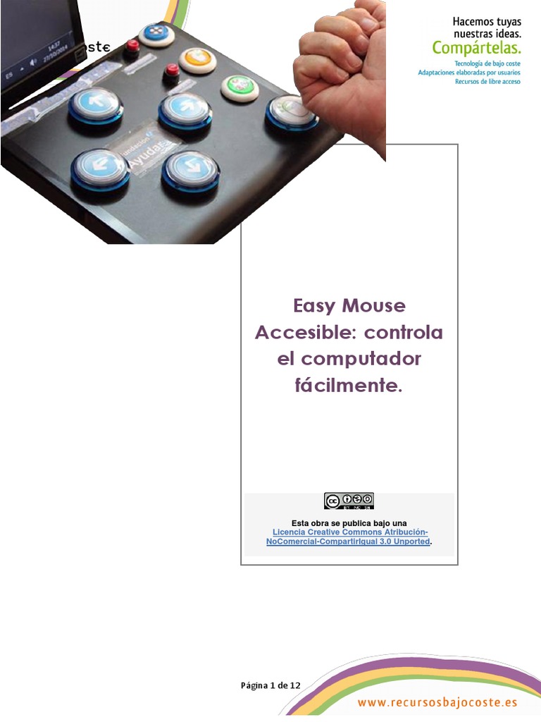 Crea tu propio mouse accesible | PDF | Point and Click | Teclado