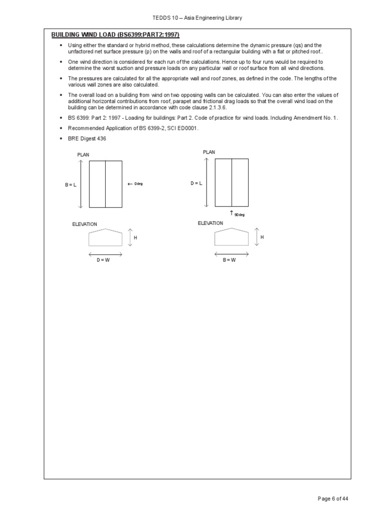 Wind Load BS6399 | PDF