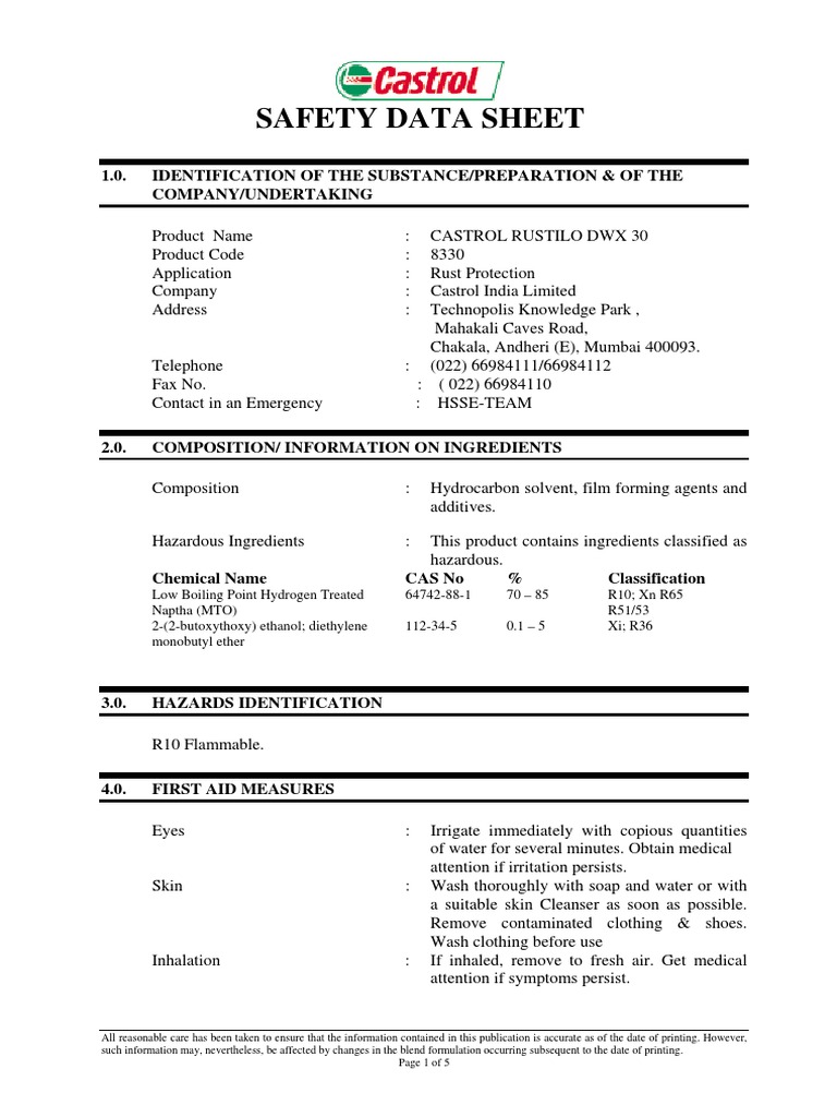 Rustilo DWX 30 | PDF | Personal Protective Equipment | Water