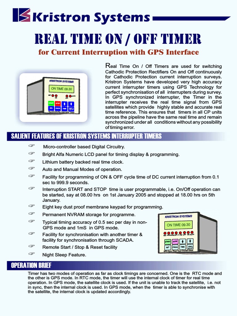 Kristron GPS Interrupter | PDF | Global Positioning System | Clock
