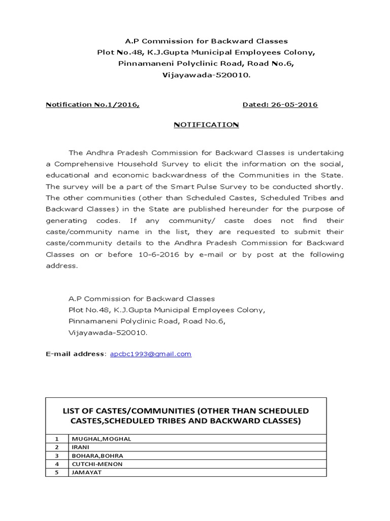 Notification Letter PDF | PDF | States And Territories Of India ...