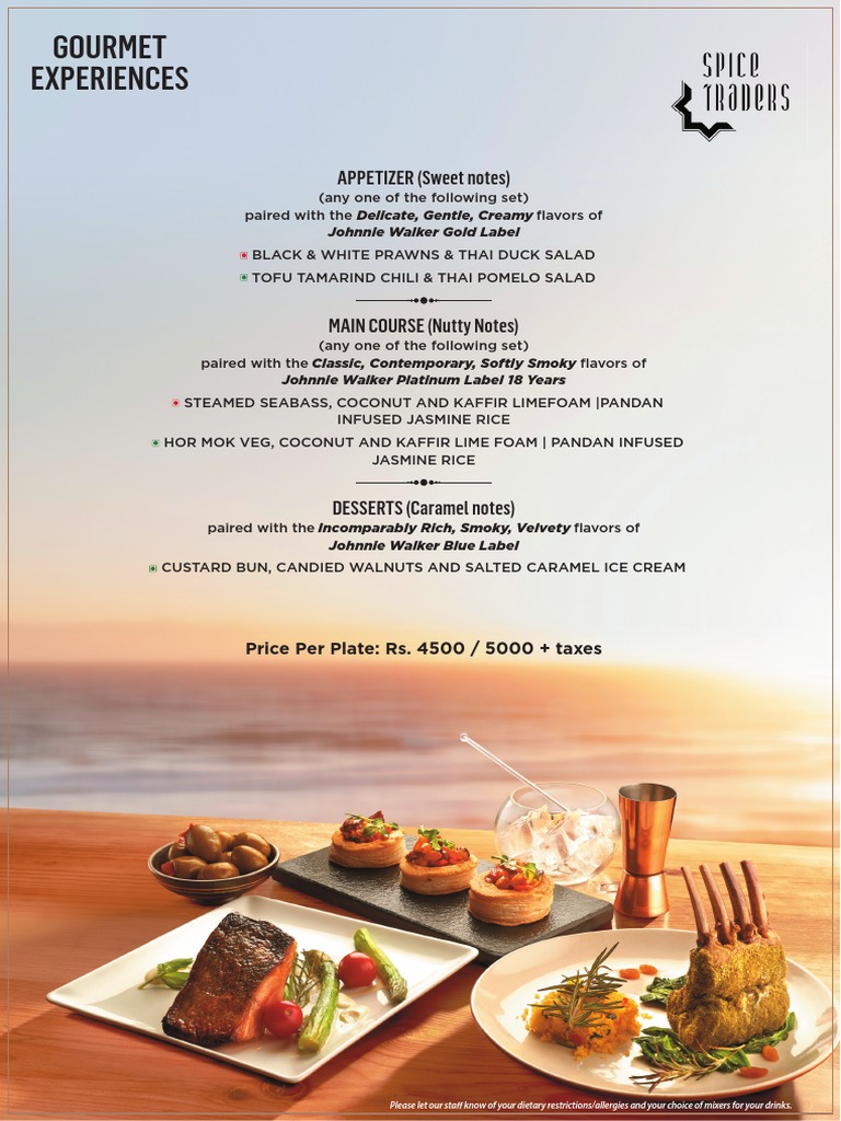 (TRI01344) JW Menu For WGoa - A4 (Goa) | PDF